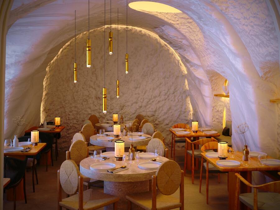 Almoços e jantares servidos, incluindo cozinha italiana