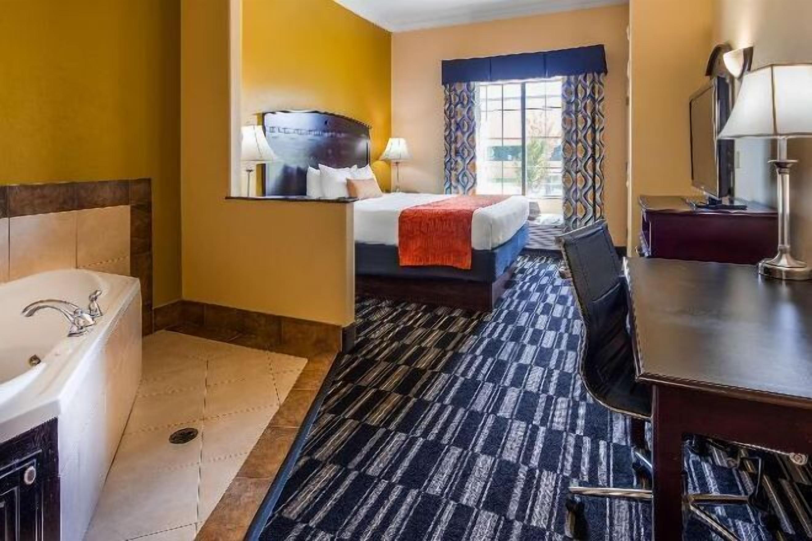 Roupa de alta qualidade, camas de colchão pillowtop, secretária 