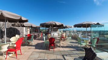 Terraço no piso superior