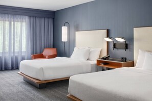 1 quarto, roupa de alta qualidade, camas de colchão pillowtop 