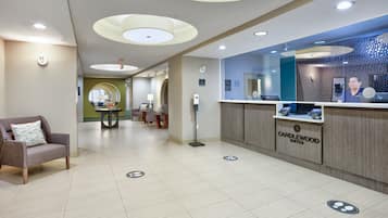 Quiosque de check-in/check-out