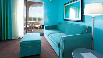 Suite, 1 quarto | Camas de colchão Tempur-Pedic, secretária, cortinas/cortinados opacos