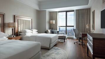 Quarto Executivo, 1 cama de casal | Roupa de alta qualidade, camas de colchão pillowtop, minibar