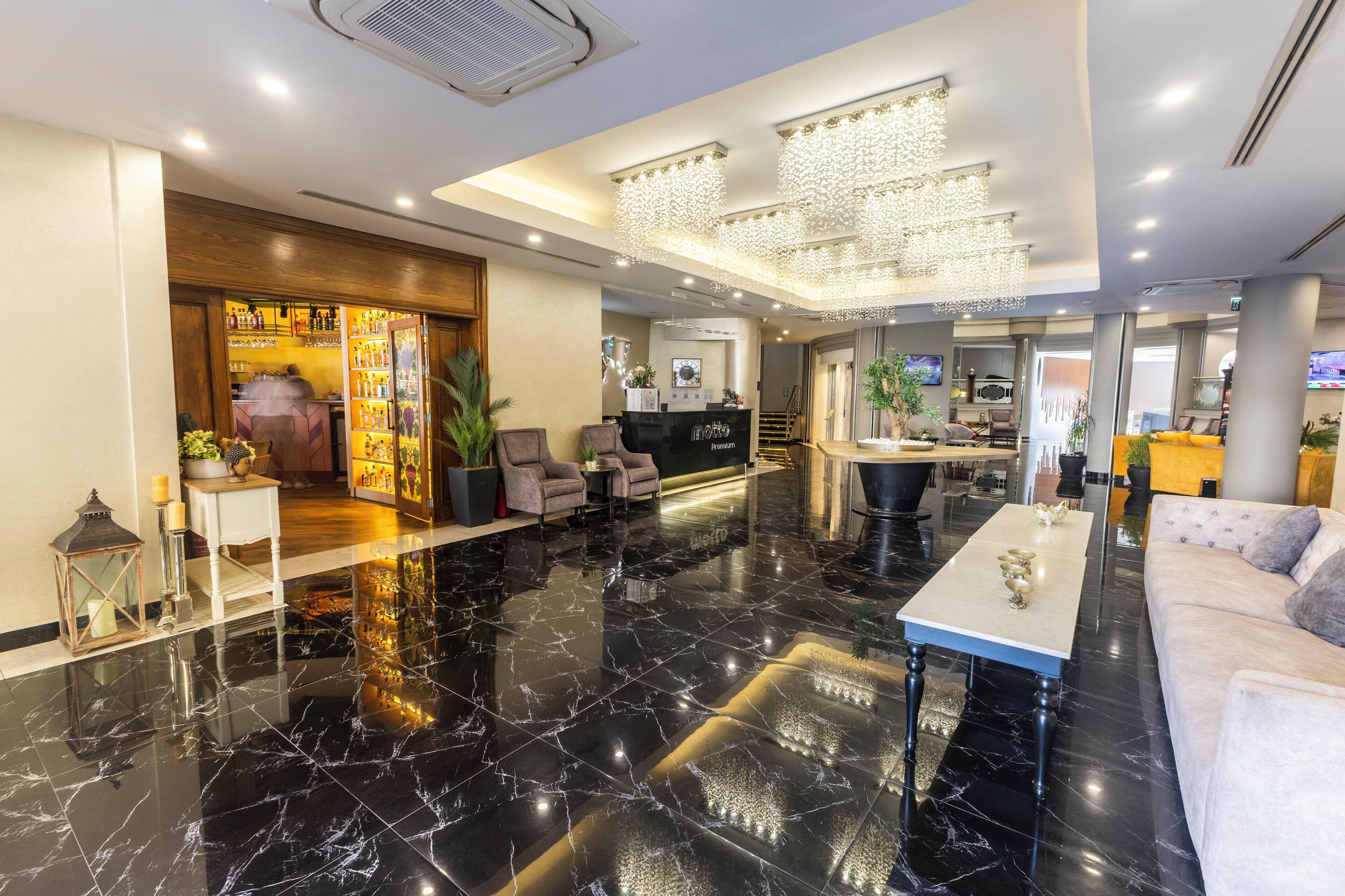 Sala de estar do lobby