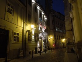 Entrada do alojamento