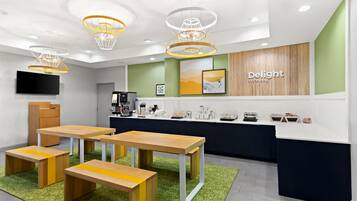 Café da manhã continental grátis todos os dias