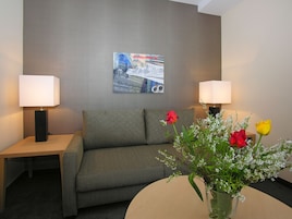 Suite, 1 King-Bett (Cozy Sitting Corner) | Sala de estar