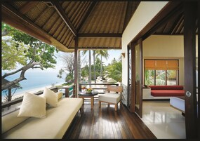 Quarto, vista para o oceano | Terraço/pátio interior