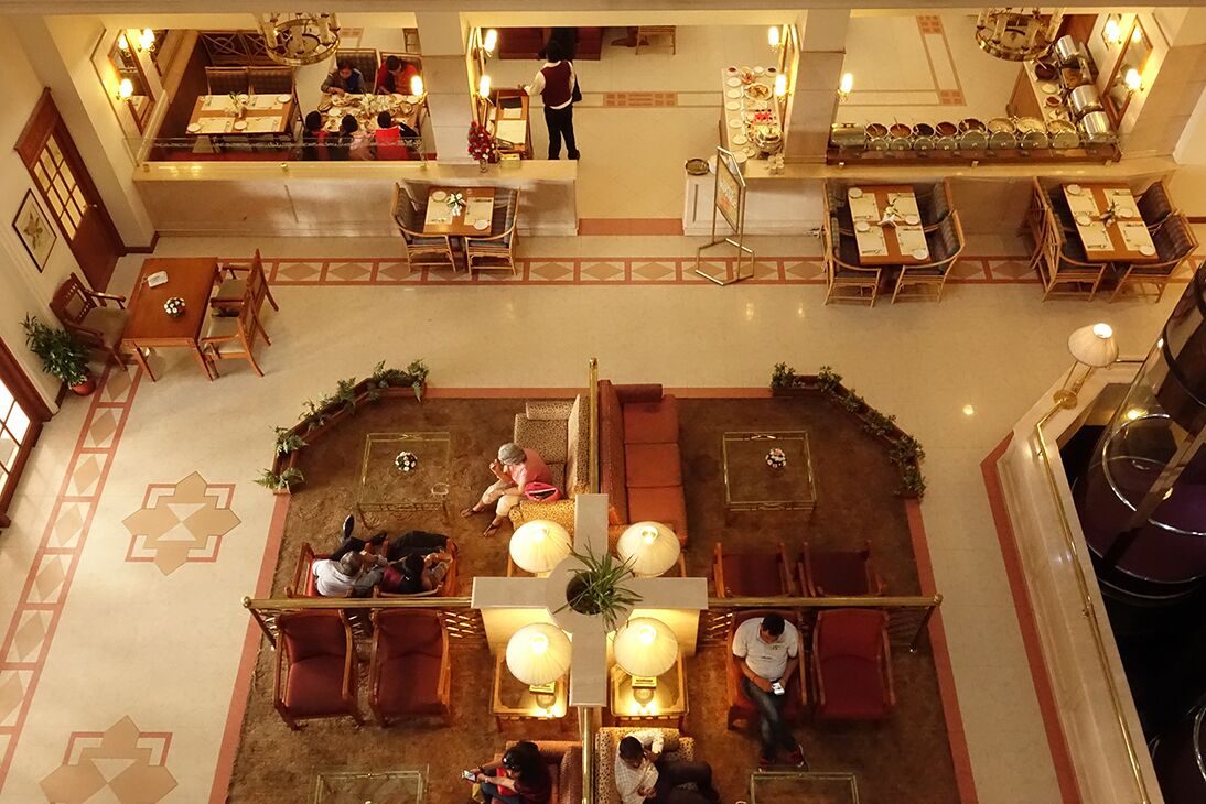 Sala de estar do lobby