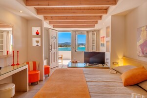 Suite, vista para o mar | Cofre no quarto, cortinas/cortinados opacos, quartos insonorizados 