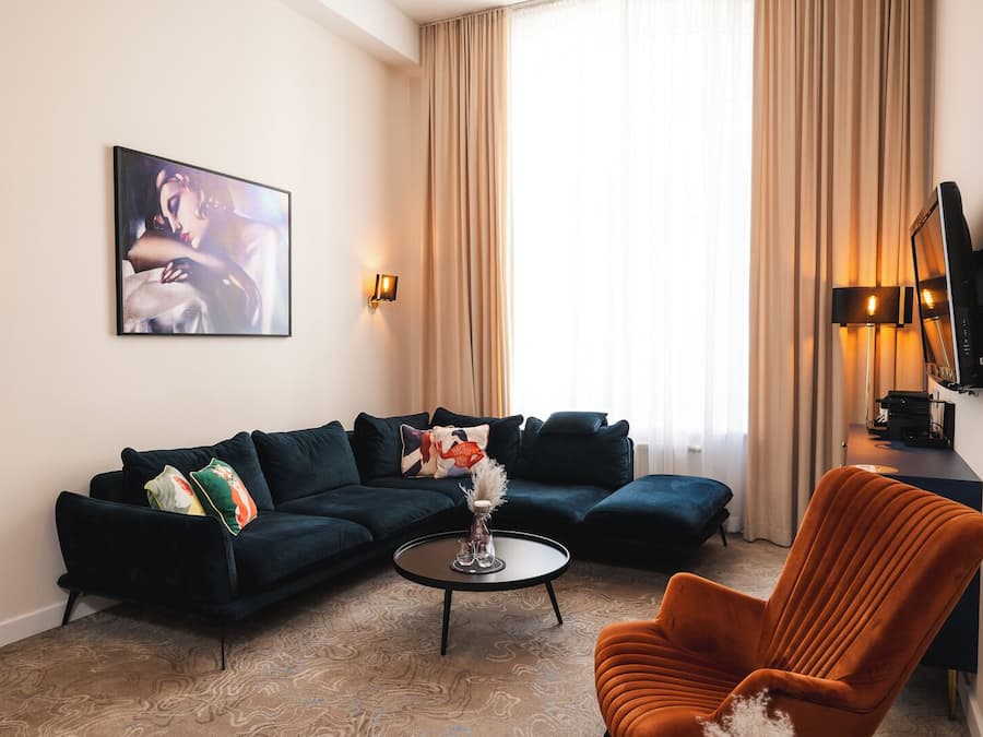 Apartamento Comfort | Secretária, secretária adequada para computadores portáteis