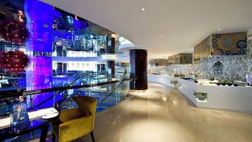 Café da manhã com buffet todos os dias (CNY 149 por pessoa)
