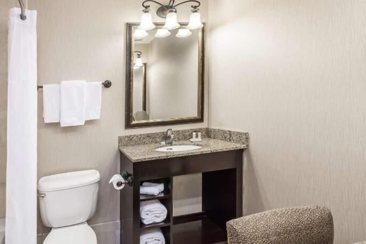 Banheiro | Chuveiro/banheira combinados, produtos de toalete grátis