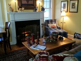 Área de estar no saguão