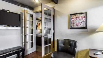 Suite, 2 camas queen-size, não fumadores | Quartos insonorizados, Wi-fi grátis, roupa de cama fornecida