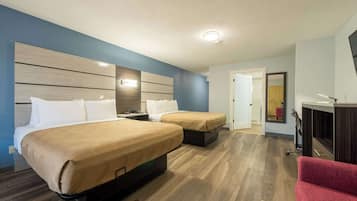 Suite, 2 camas queen-size, não fumadores | 1 quarto, roupa hipoalergénica, secretária