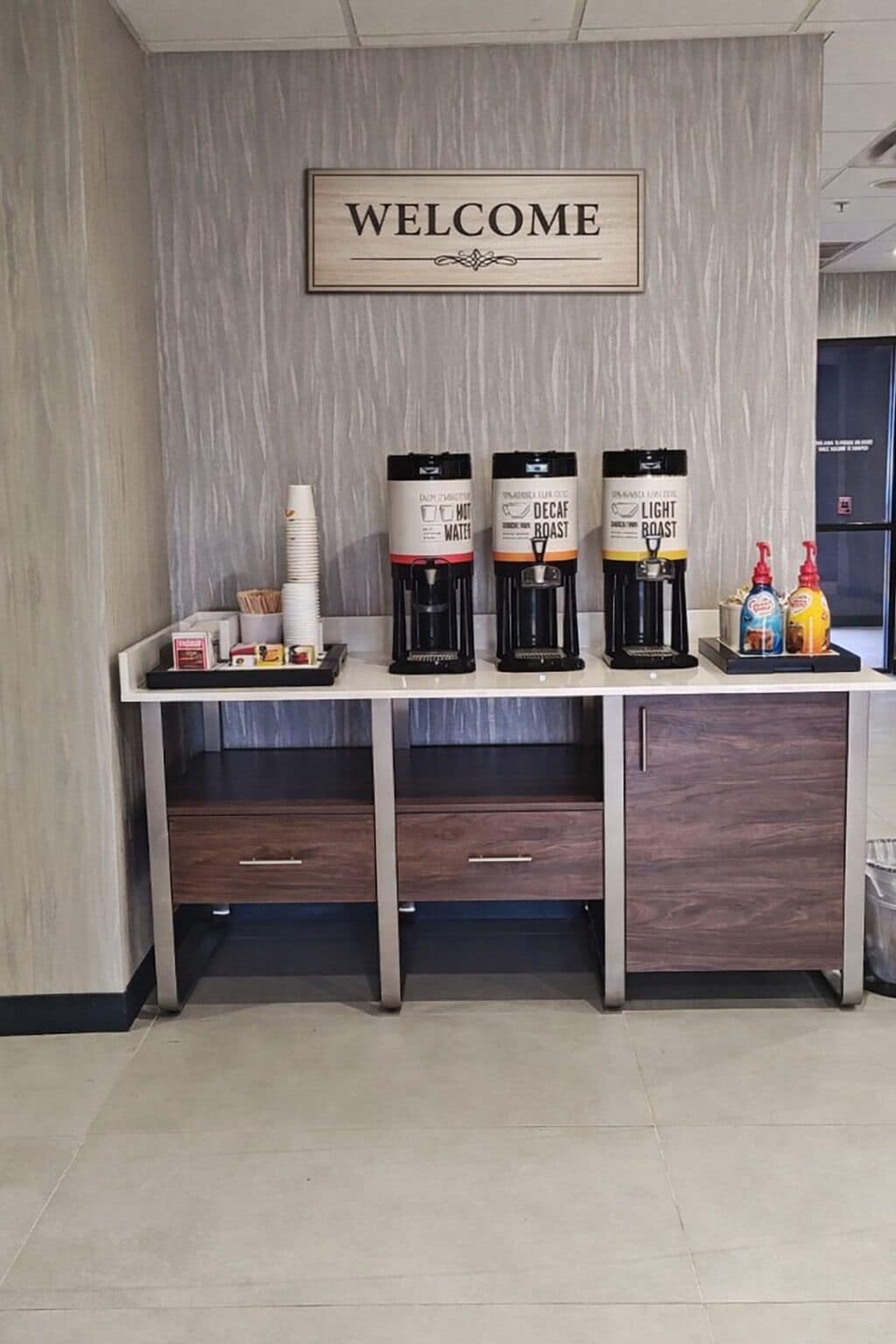 Serviço de café