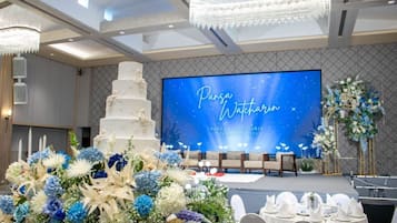 Área interna para casamento