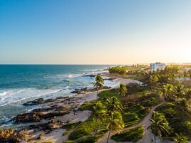 Na praia, toalhas de praia 