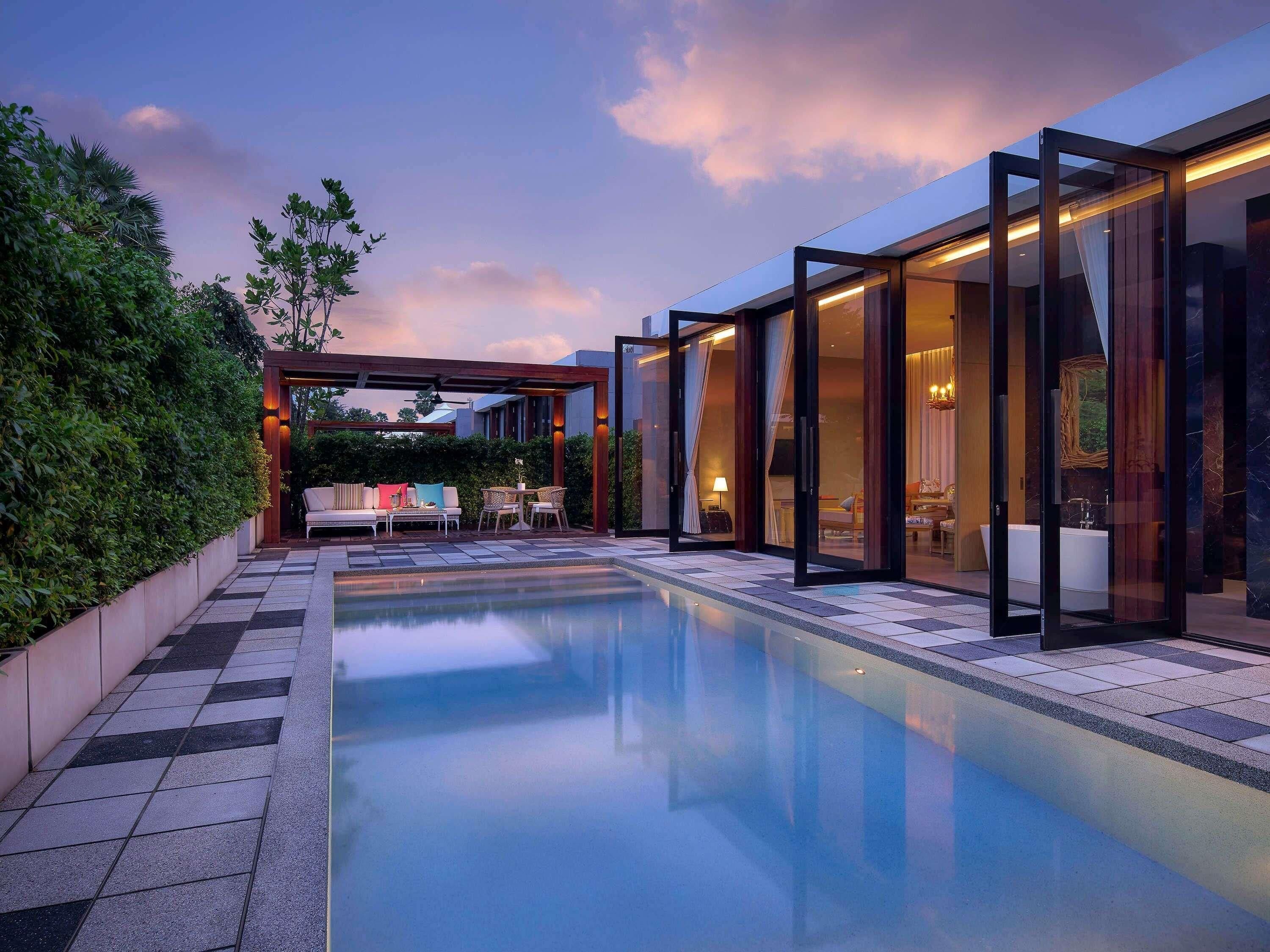 Vila, 1 quarto, piscina particular (So Pool Villa, So Nature Design) | Roupas de cama premium, frigobar (abastecido com alguns itens grátis)