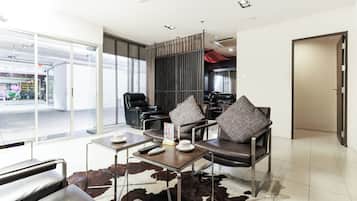 Sala de estar do lobby