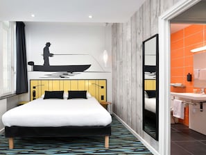 Quarto casal standard, 1 cama de casal | Cofres nos quartos, quartos à prova de som