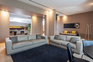 Suíte superluxo, 2 quartos, terraço, vista para a cidade (Imperial) | Roupas de cama premium, edredons de pluma, frigobar, cofres nos quartos