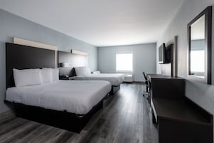 Quarto casal luxo | Individualmente mobiliados, escrivaninha