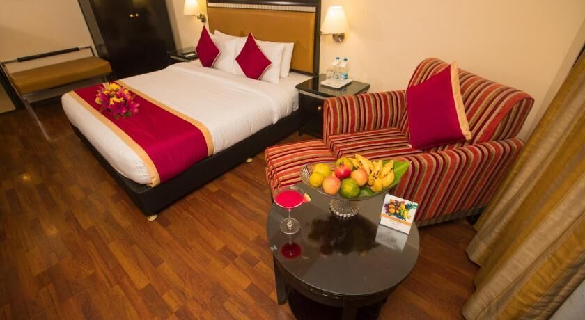 1 quarto, roupas de cama premium, frigobar, cofres nos quartos