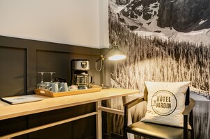 Quarto Empresarial, 1 cama king-size | 1 quarto, quartos insonorizados, ferro/tábua de engomar 