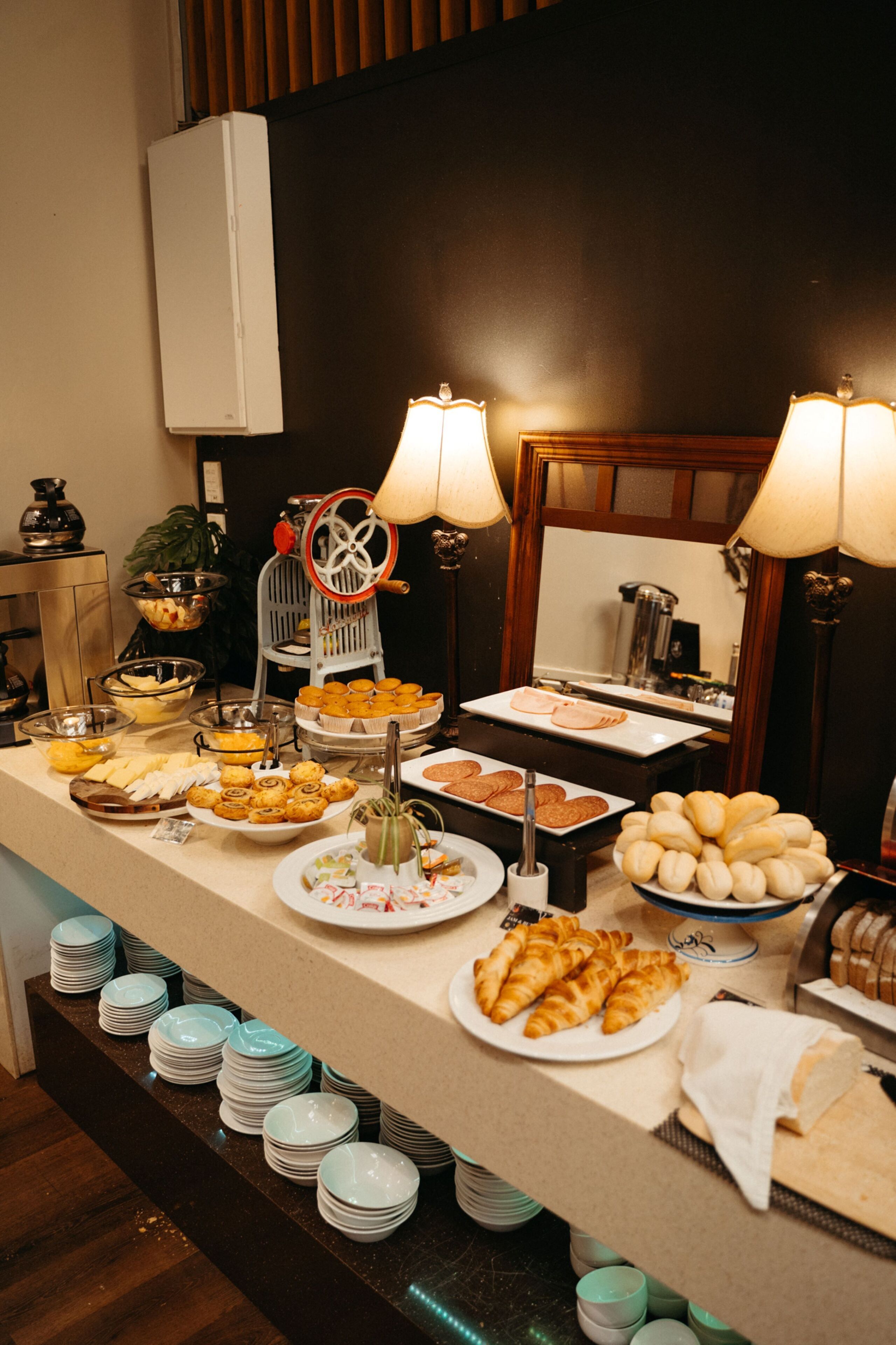 Pequeno-almoço tipo buffet diário (38 NZD por pessoa) 