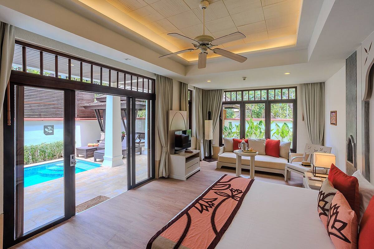 Private Garden Pool | Roupa de alta qualidade, minibar, cofre no quarto 