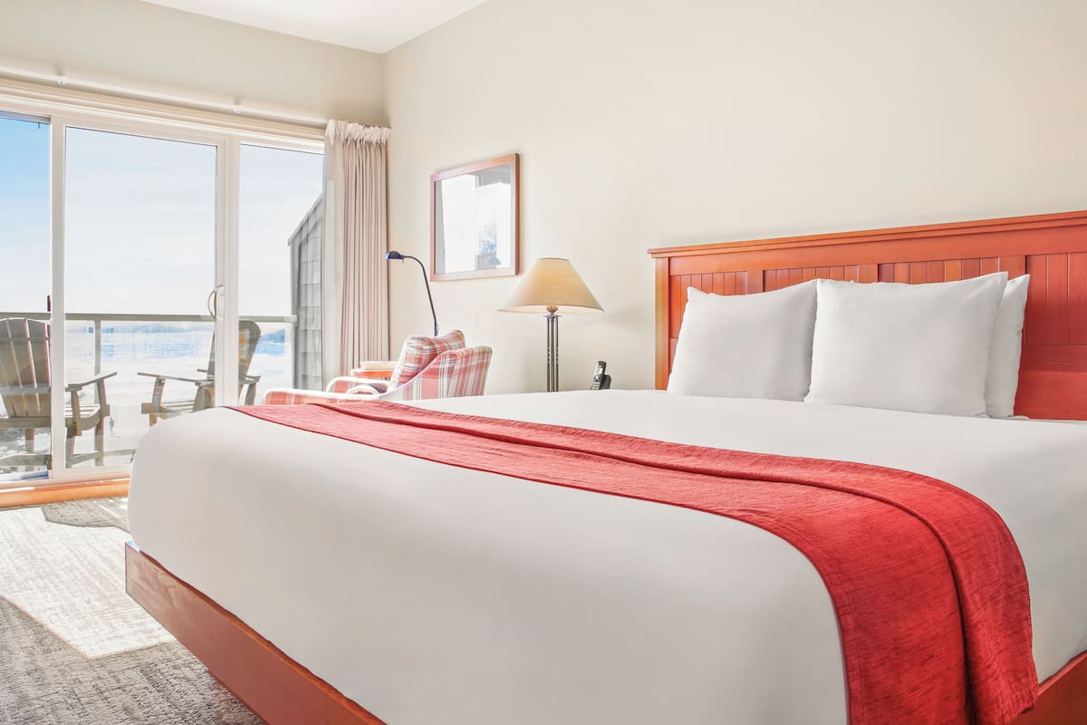 Quarto luxo, 1 cama King, ao lado da praia | Roupas de cama premium, camas com colchões pillow-top