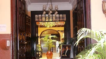 Entrada do alojamento