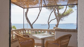 Quarto Duplo, vista para o mar | Varanda