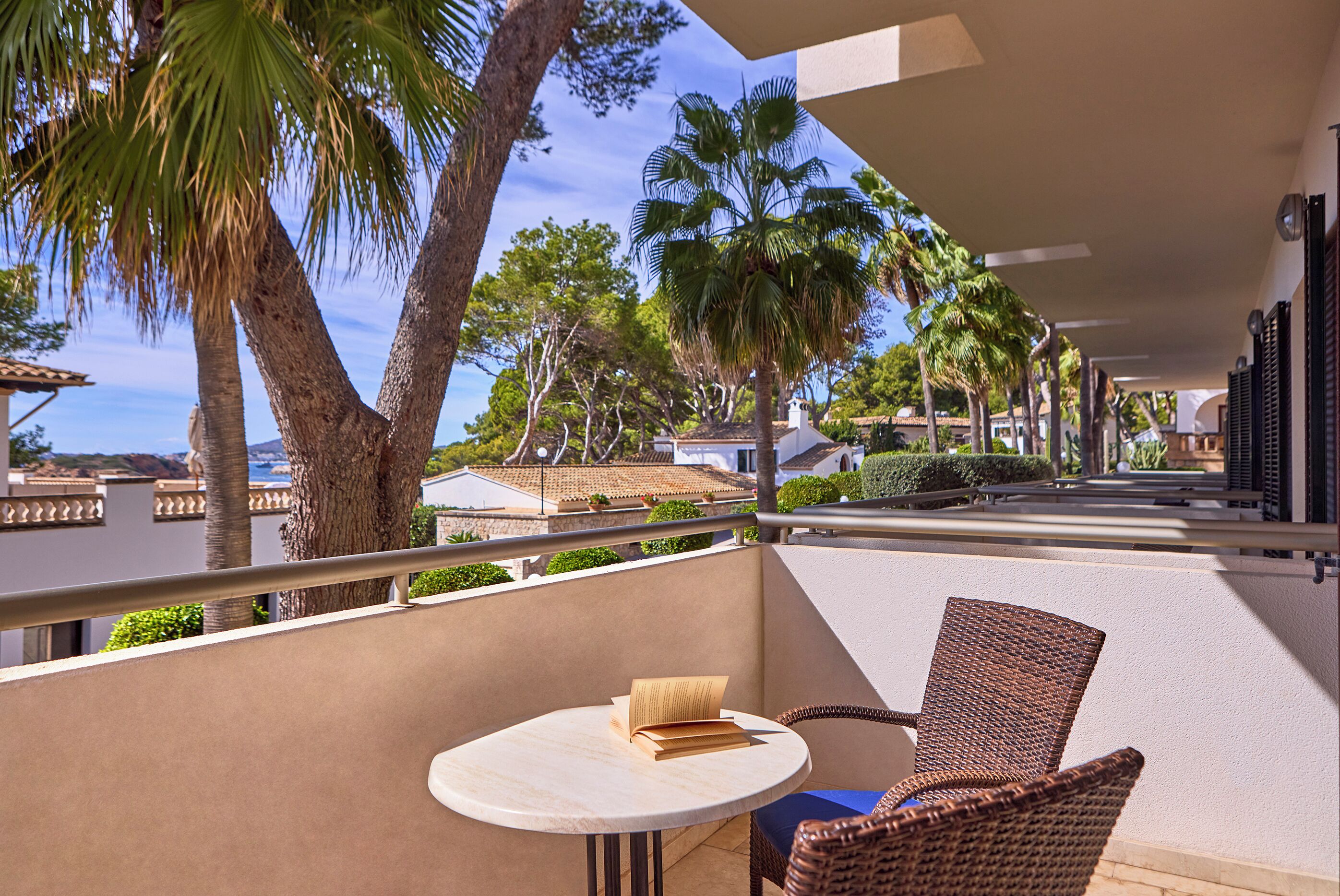 Quarto Duplo, vista para o mar | Terraço/pátio interior