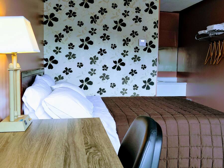 Quarto Deluxe, 1 cama queen-size, vista para o pátio | Secretária, cortinas/cortinados opacos, Wi-fi grátis