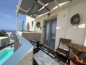 Superior Studio with View and outdoor Hot Tub | Terraço/pátio