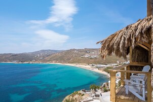 Praia particular nas proximidades, toalhas de praia 