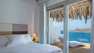 Junior Suite With Outdoor Jetted Tub Sea View | Roupas de cama de algodão egípcio, roupas de cama antialérgicas