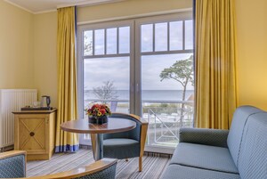 Quarto casal luxo, vista para o mar | Vista do quarto