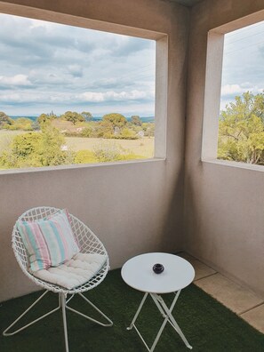 Quarto duplo conforto | Terraço/pátio