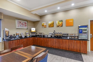 Café da manhã com buffet grátis
