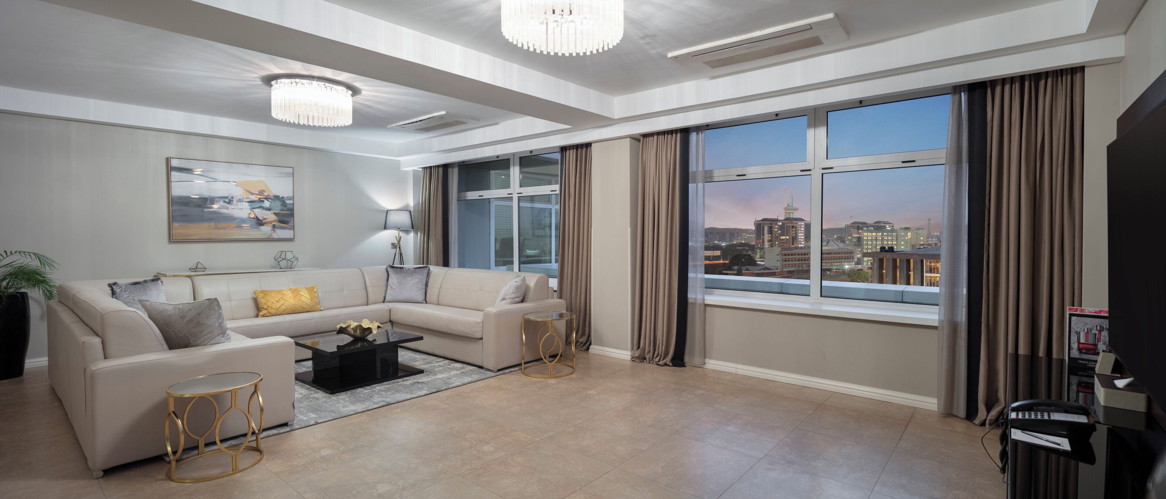 Penthouse, 3 quartos | Vista do quarto