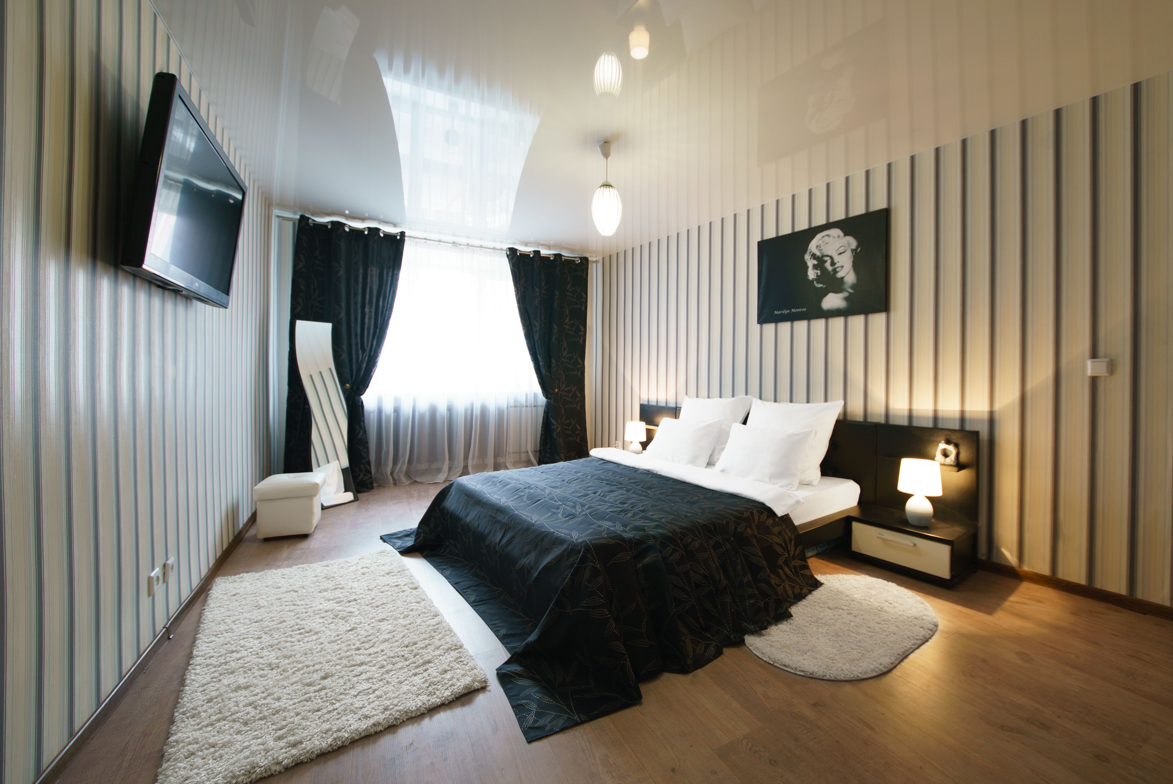 Apartamento (Pushkina 237 ) | Roupa de alta qualidade, ferro/tábua de engomar, Wi-fi grátis 