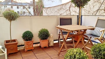 Apartamento superluxo, 2 quartos, acessível, sacada | Sacada