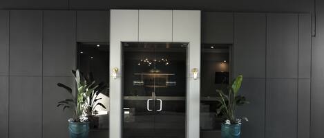 Entrada do alojamento