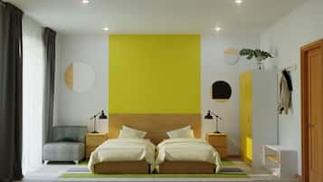 Quarto Duplo ou Twin Comfort (II) | Roupa de alta qualidade, ferro/tábua de engomar, Wi-fi grátis