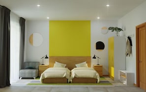 Quarto Duplo ou Twin Comfort (II) | Roupa de alta qualidade, ferro/tábua de engomar, Wi-fi grátis