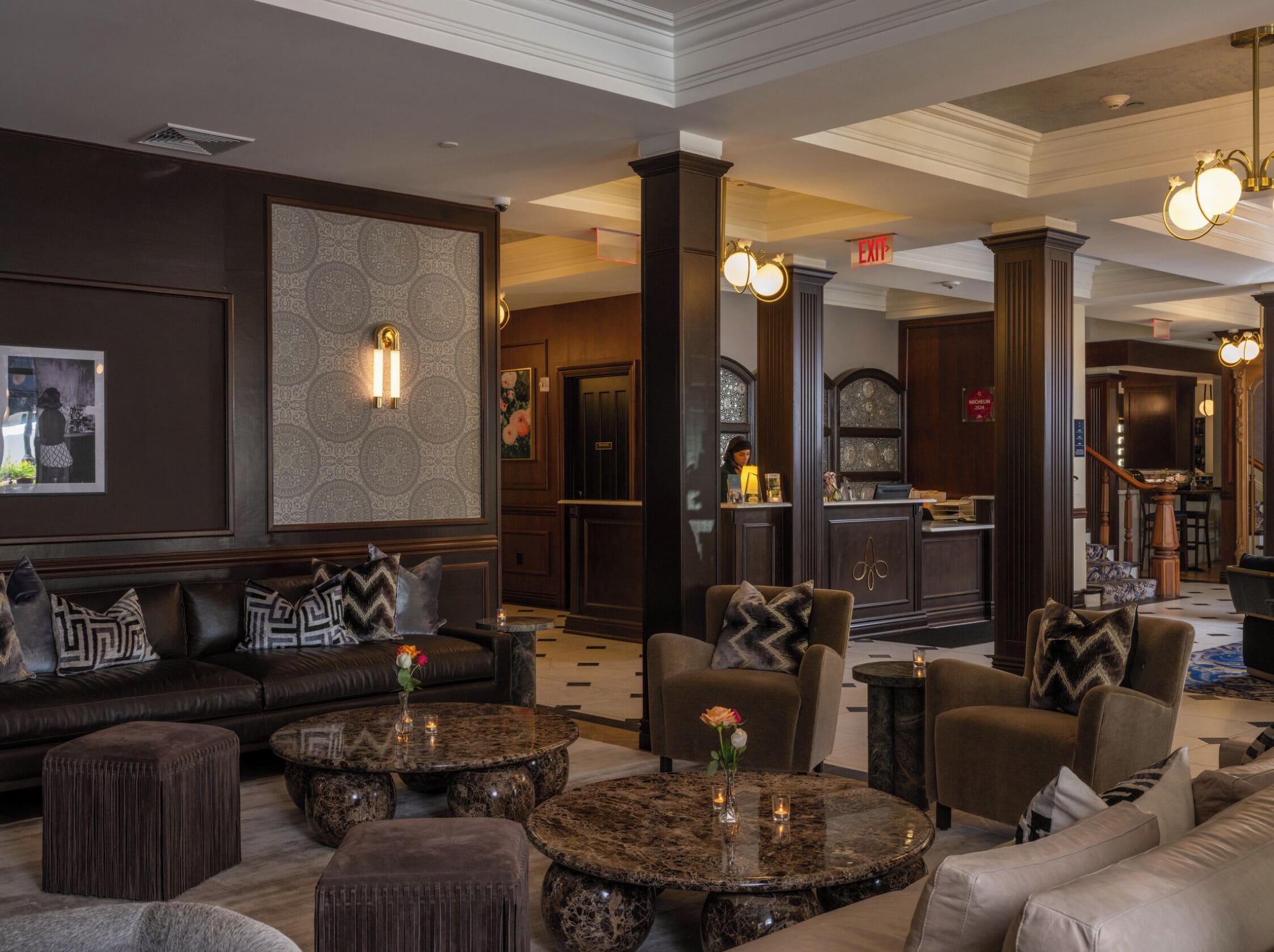 Sala de estar do lobby